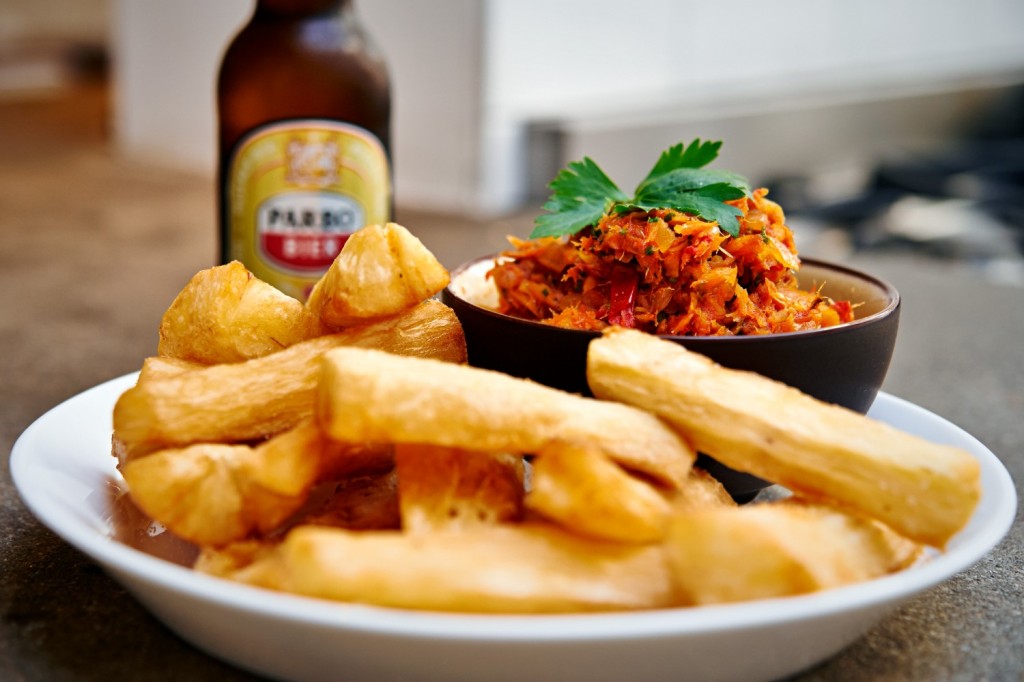 Surinaamse telo met bakkeljauw : Puur Eten